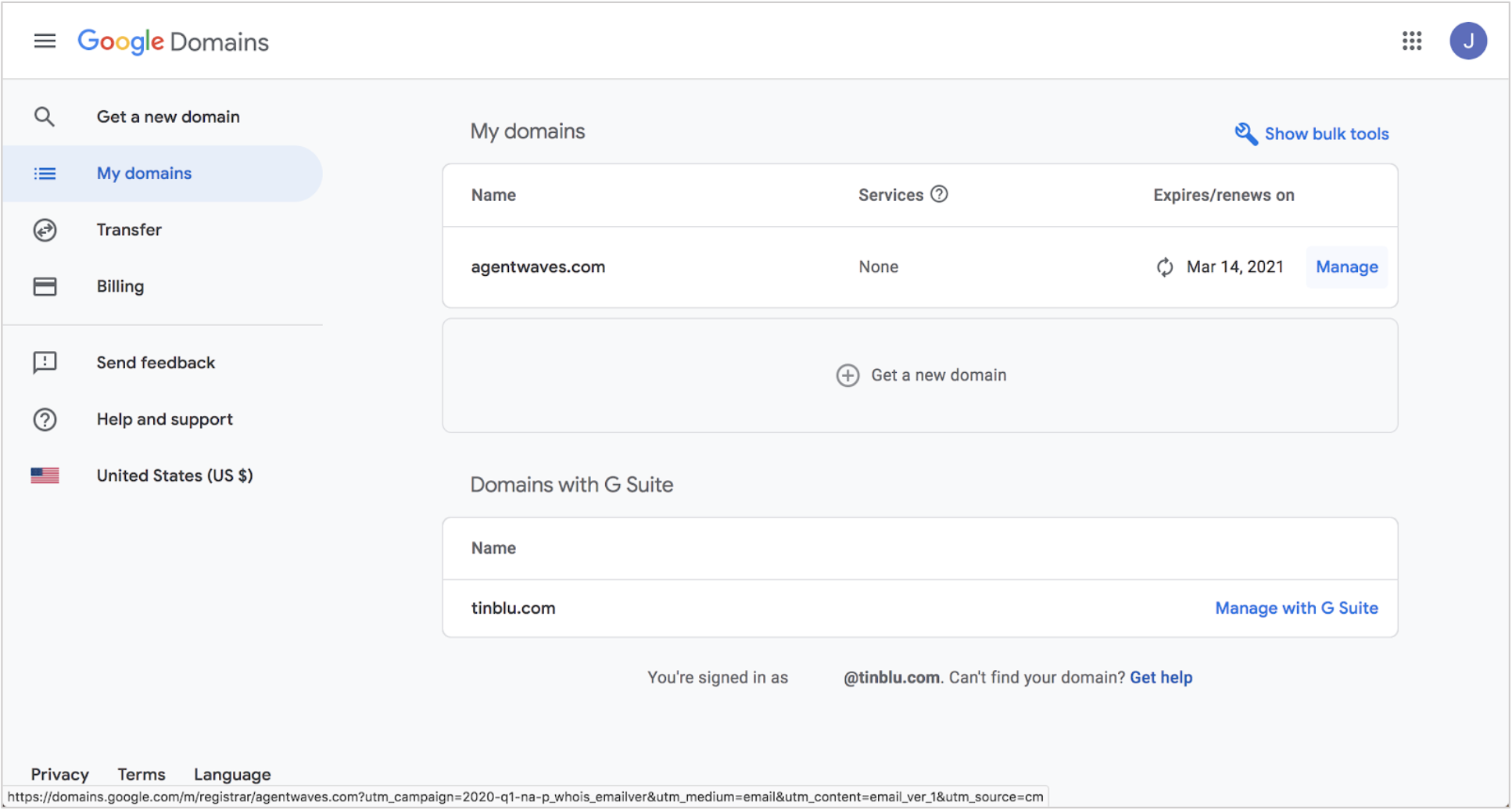 How to update Google domains - tinblu.com